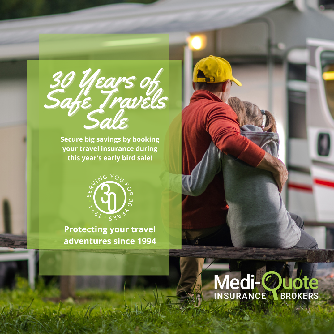 30 Years of Medi-Quote - 30 Years of Safe Travels - Medi-Quote